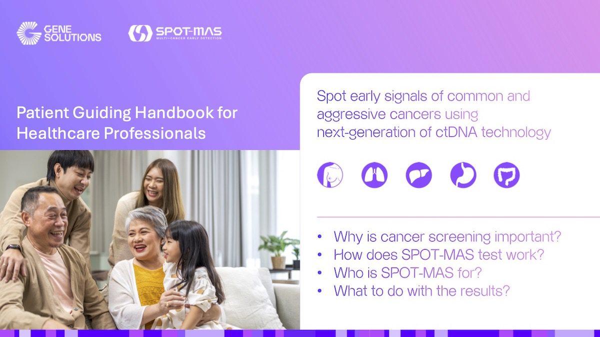 SPOT-MAS ctDNA Screening for Early Cancer Detection | Gene Solutions ...